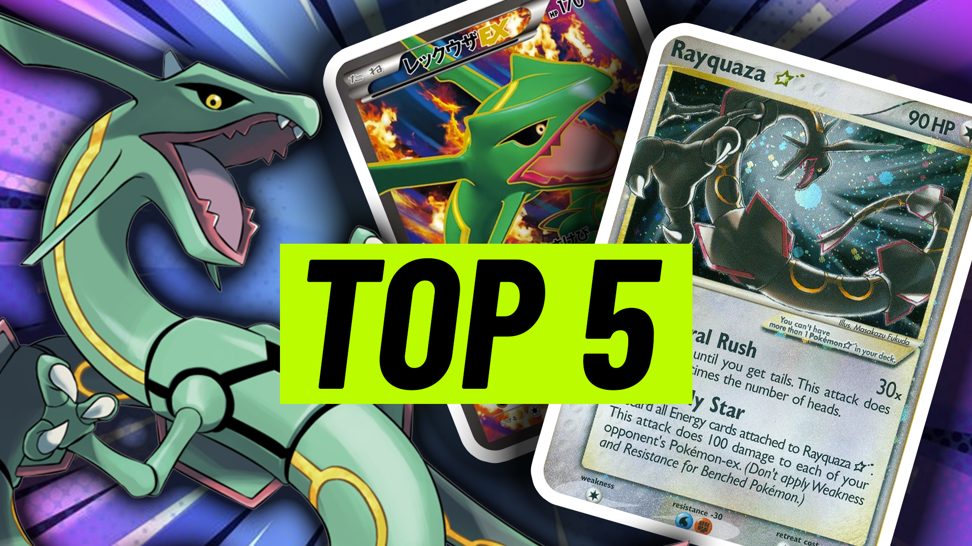 Cartas De Pokemon Nivel X Rayquaza